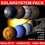 planets solar solarsystem 3d max