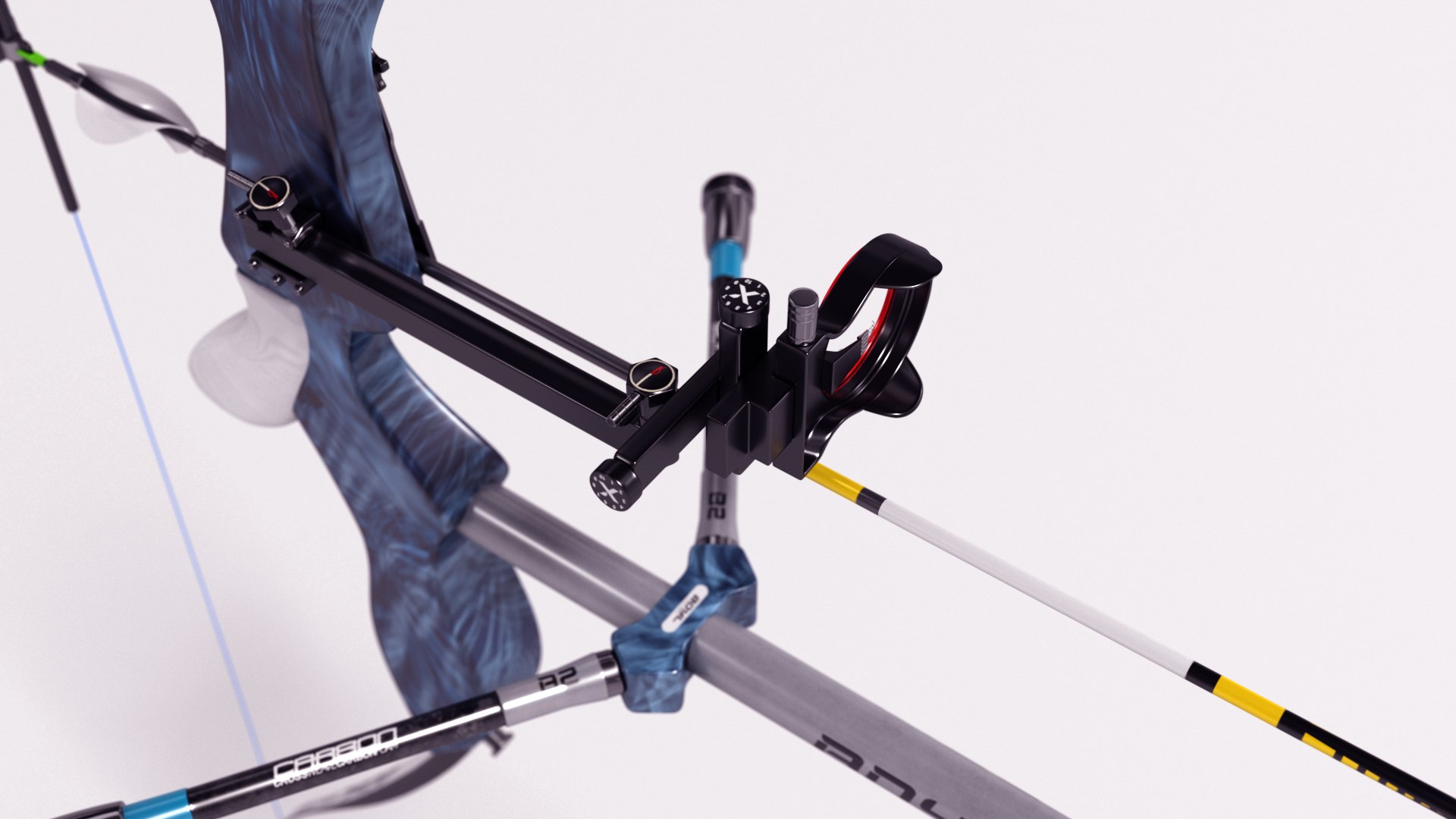 3D Model Olympic Recurve Bow Animated HQ - TurboSquid 1845200