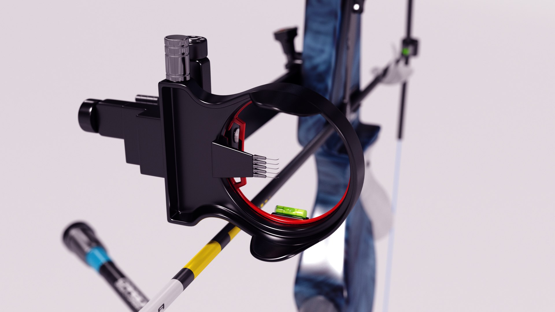 3D Model Olympic Recurve Bow Animated HQ - TurboSquid 1845200