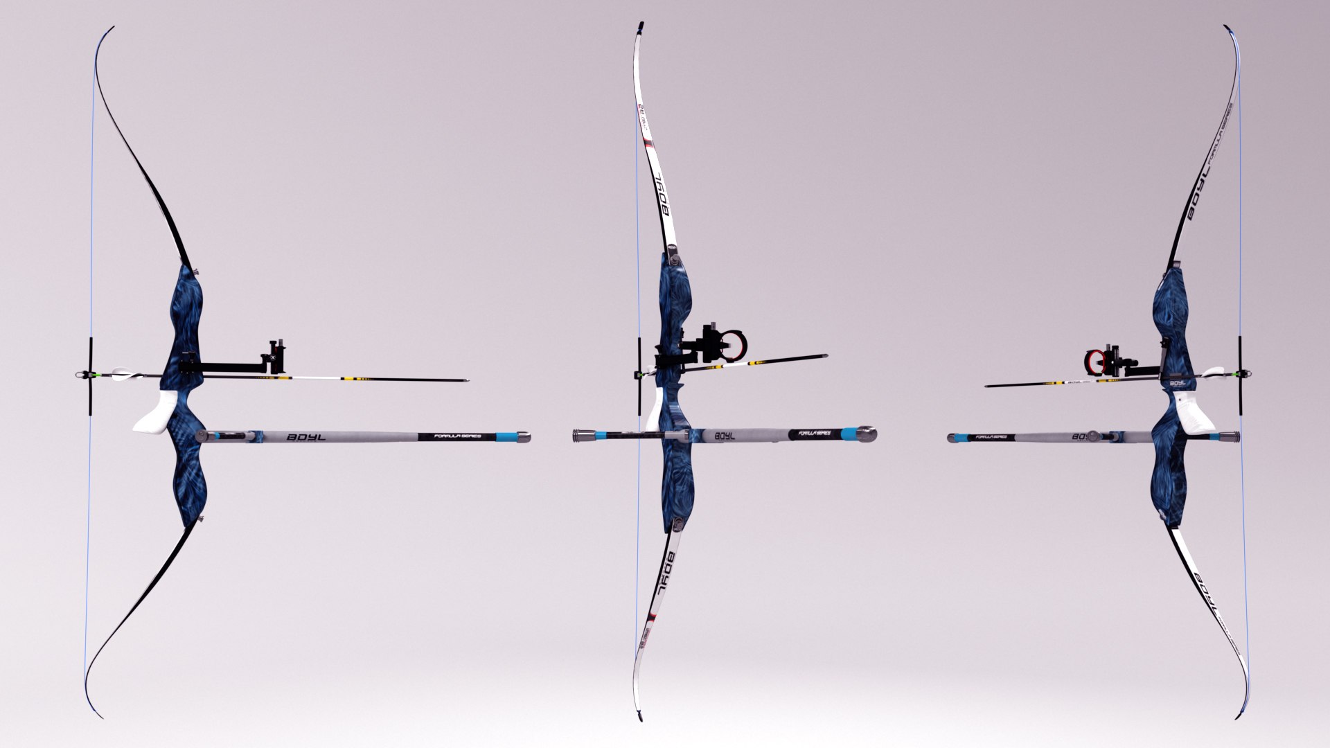 3D Model Olympic Recurve Bow Animated HQ - TurboSquid 1845200