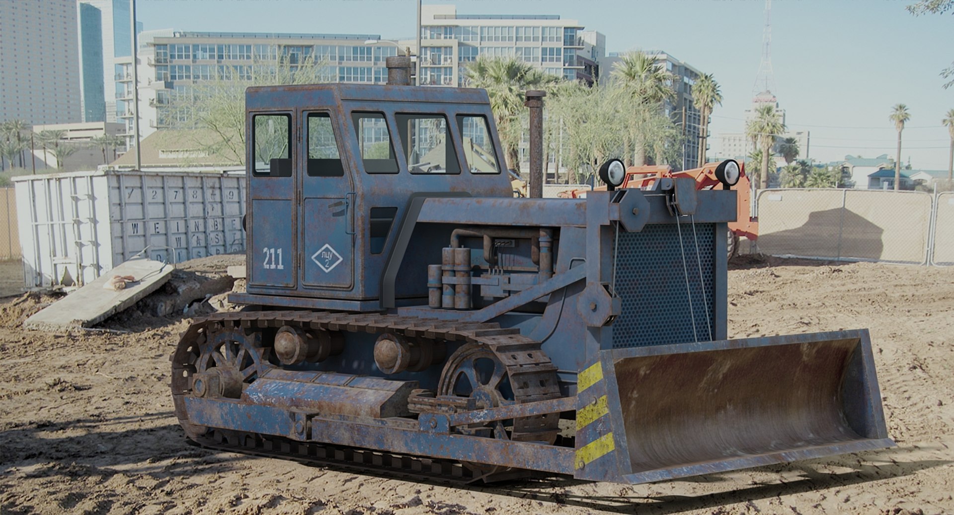 T100 Bulldozer 3D Model - TurboSquid 1193964