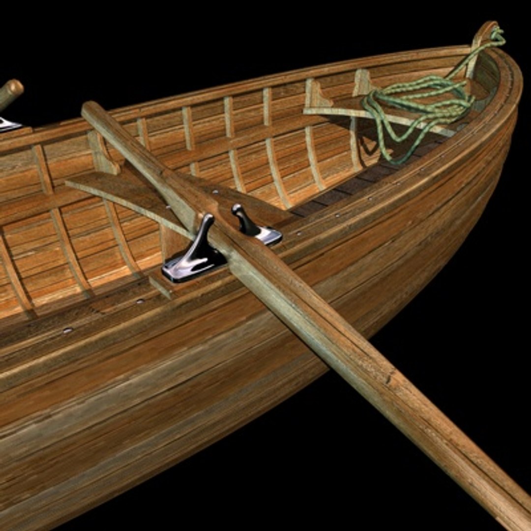 Ruderboot Boat 3d Model