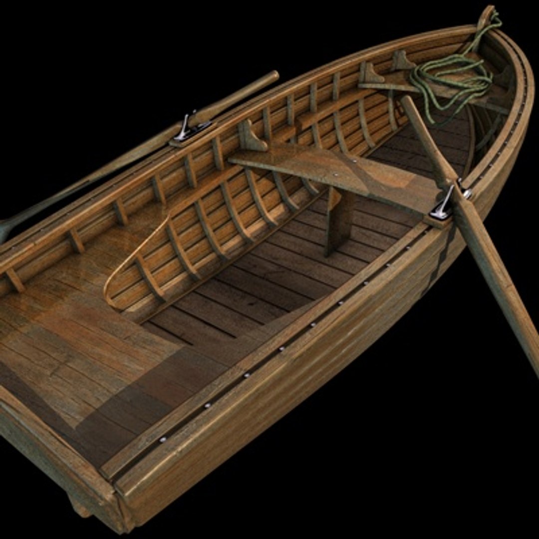 Ruderboot Boat 3d Model