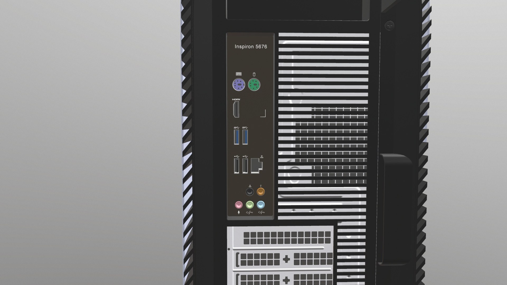 Dell CPU Machine 3D - TurboSquid 1963397