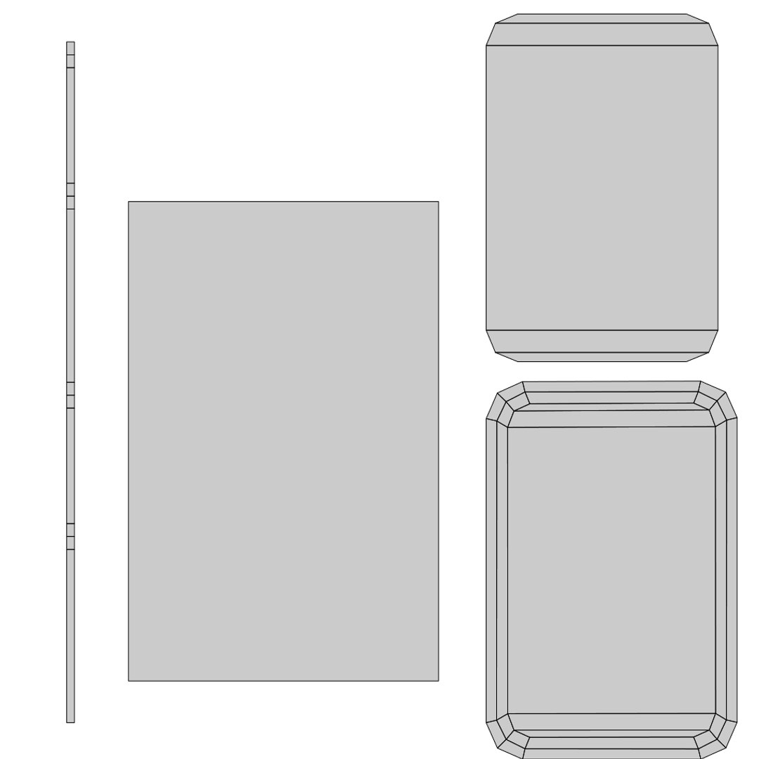 Low Poly Food Tray 3D Model - TurboSquid 1893257