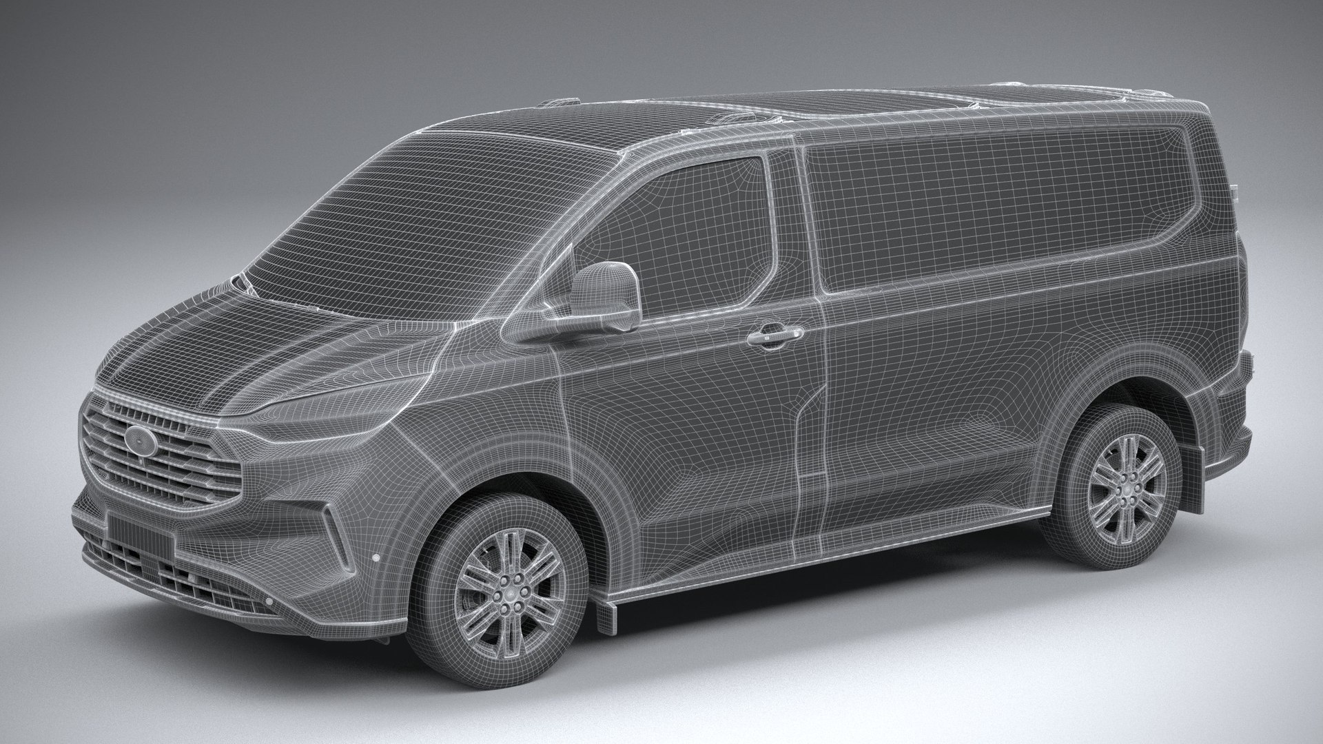 3D model Ford Transit Custom base 2024 - TurboSquid 2174797