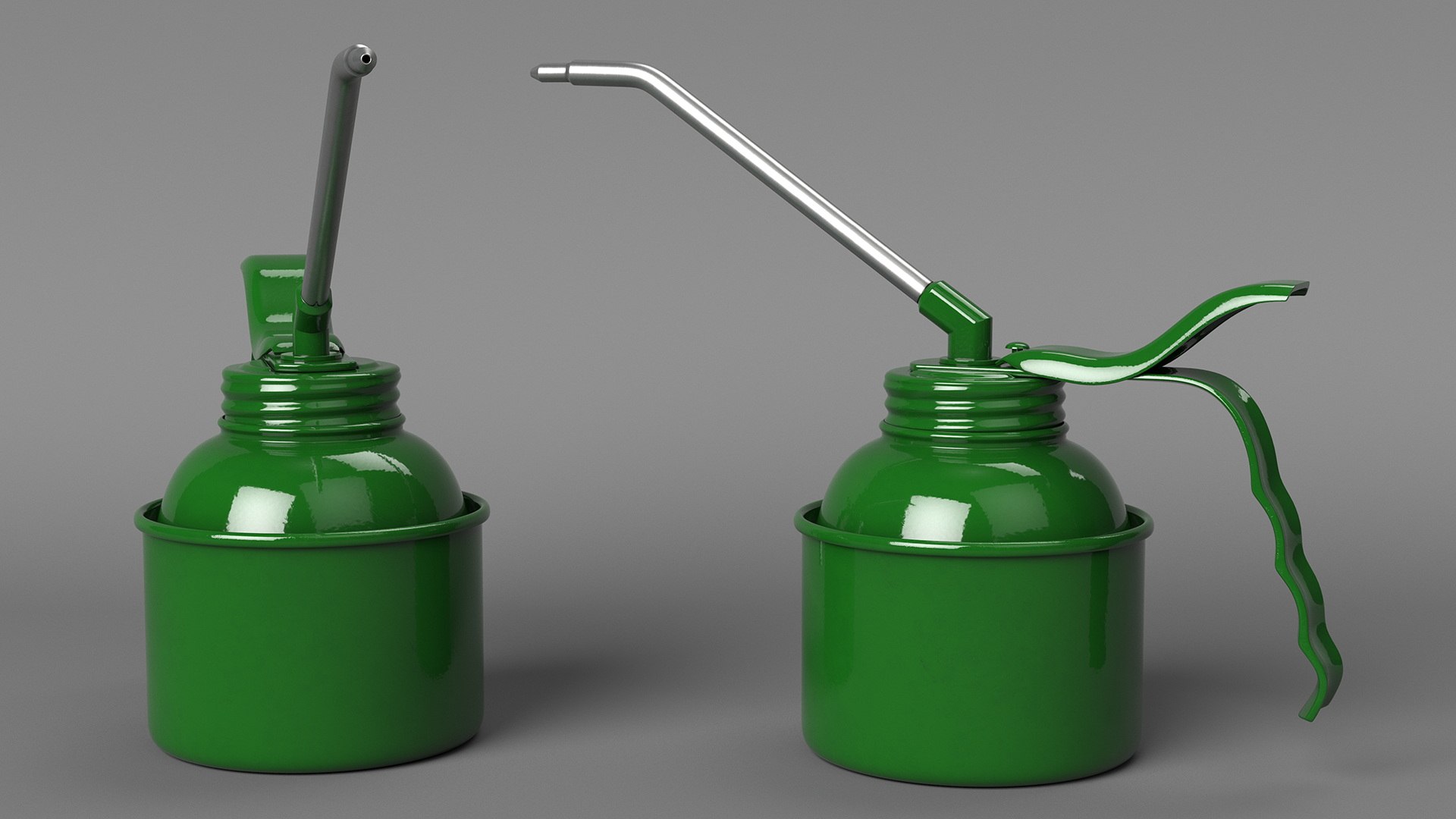 High Pressure Metal Oiler Green 3D - TurboSquid 2149901