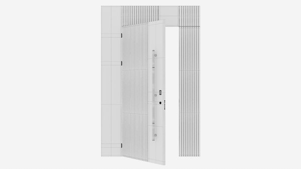 3D Aluminium door 41 - TurboSquid 2012946