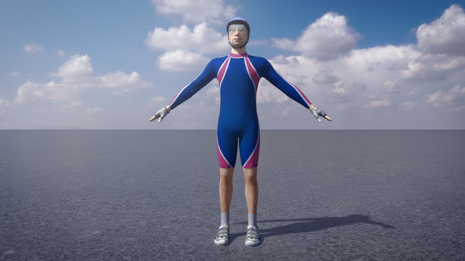 Male Cyclist 3D Model - TurboSquid 2303834