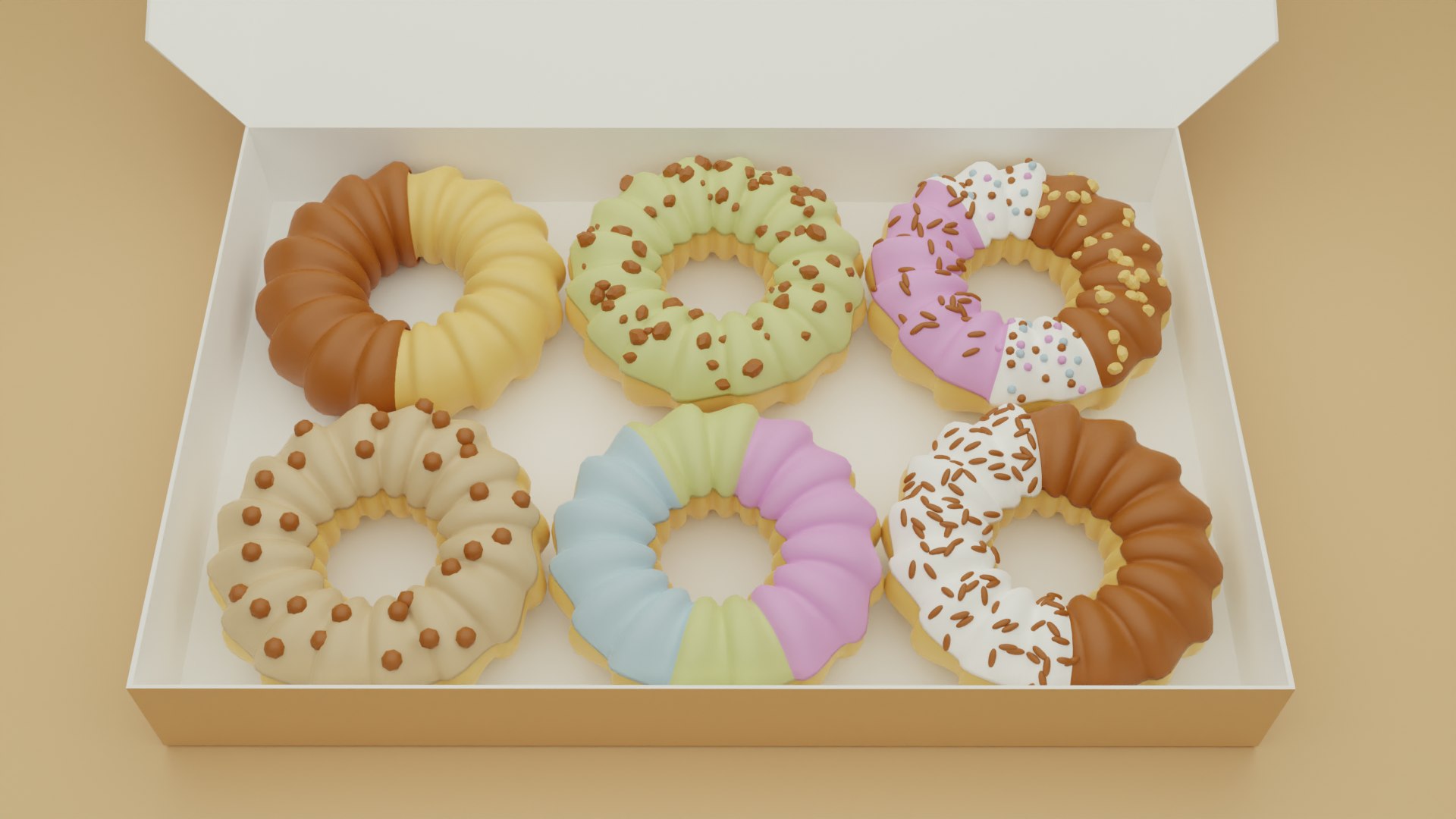 Doughnut 3D Model - TurboSquid 1997776