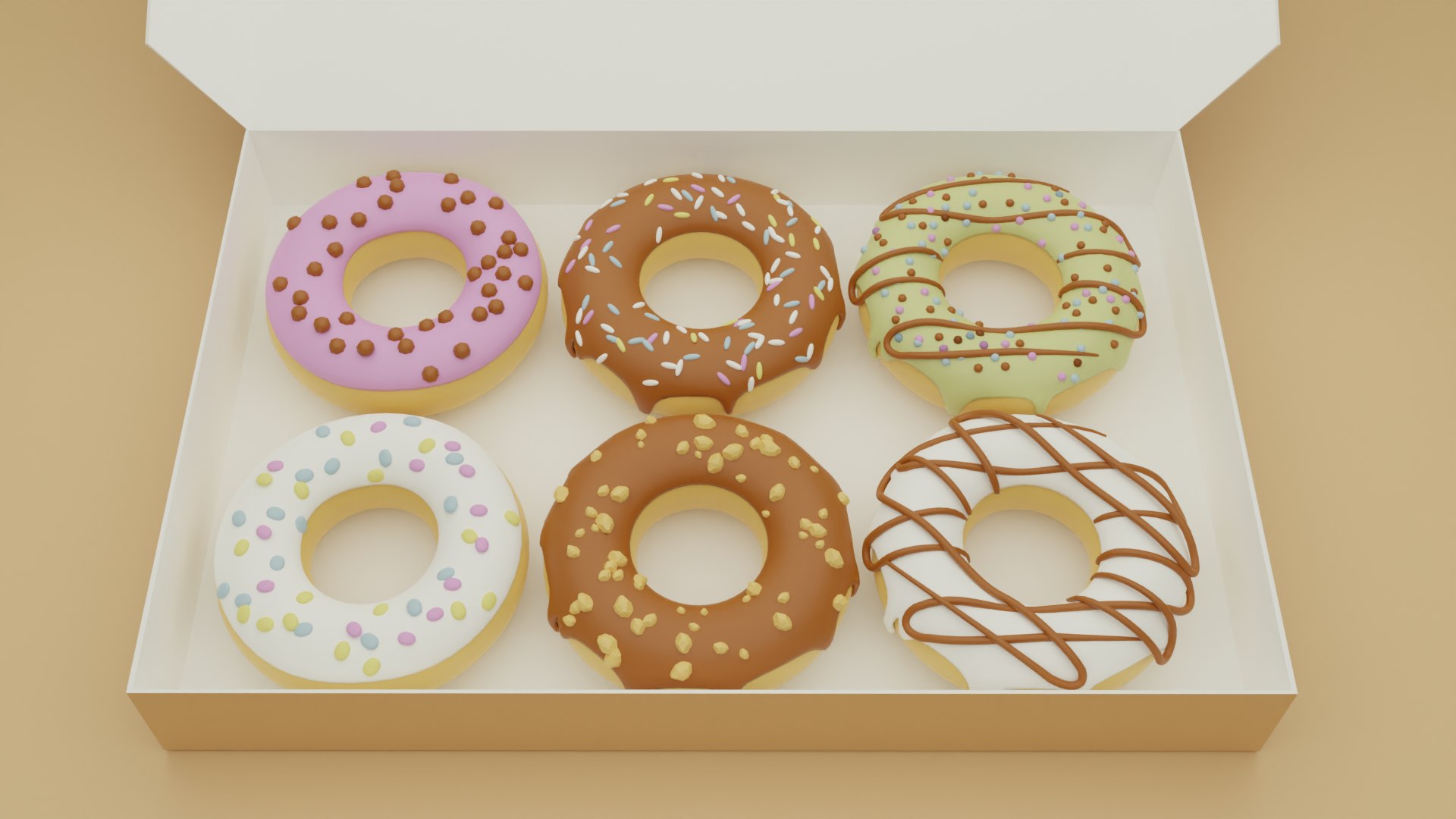 Doughnut 3D Model - TurboSquid 1997776