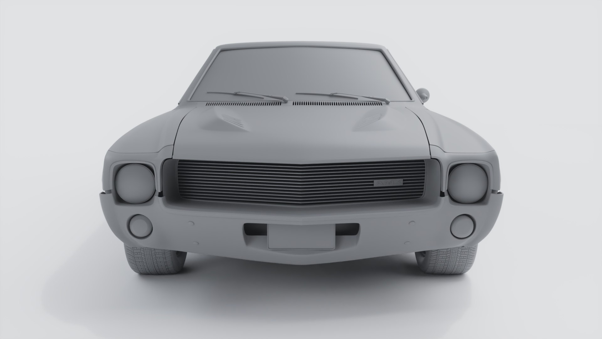 3D 1968 AMC AMX Model - TurboSquid 2108578