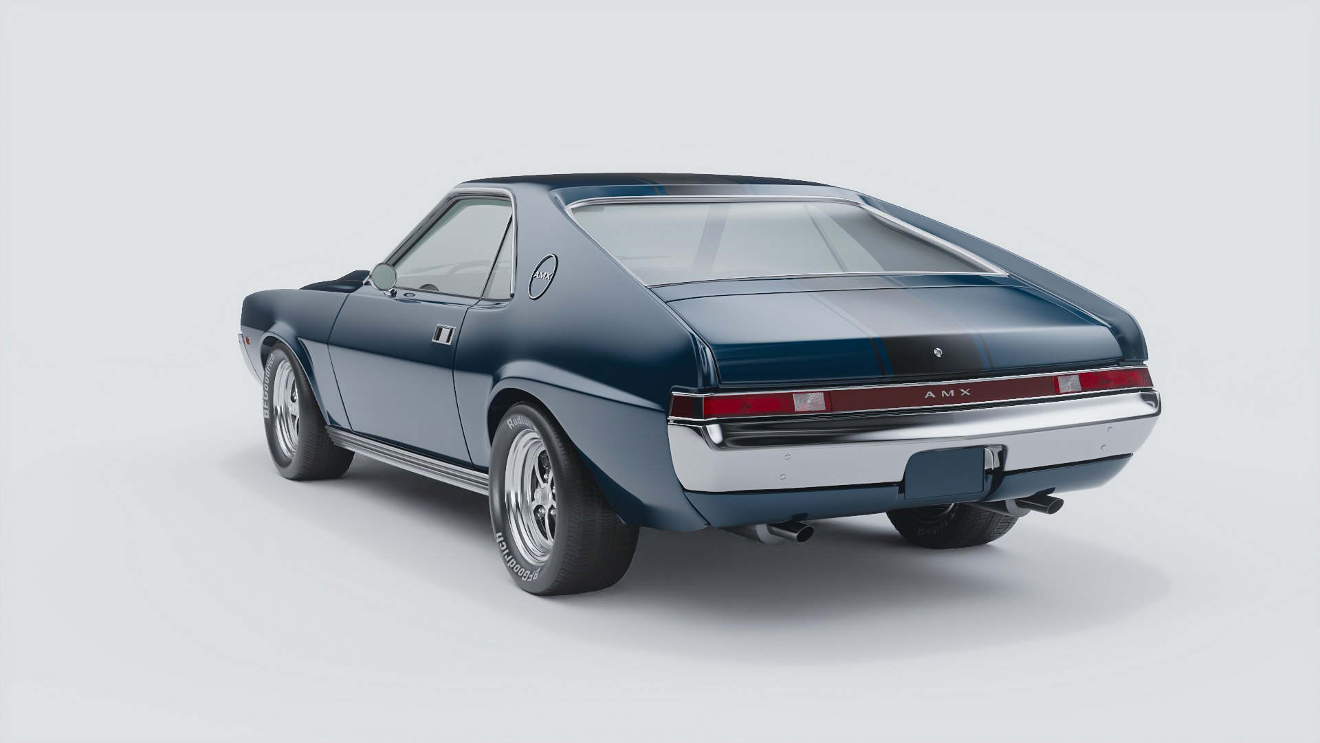 3D 1968 AMC AMX Model - TurboSquid 2108578