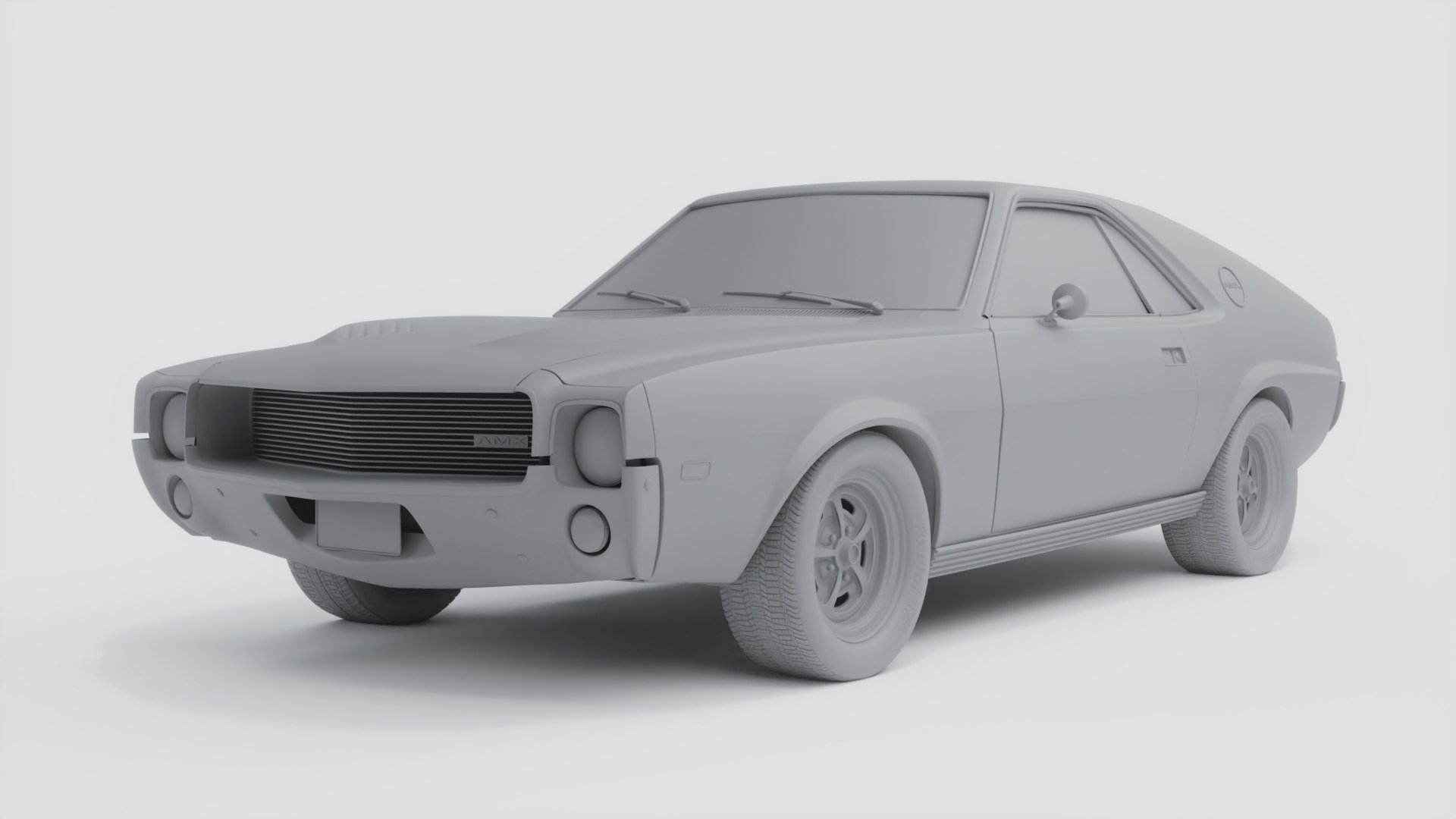 3D 1968 AMC AMX Model - TurboSquid 2108578