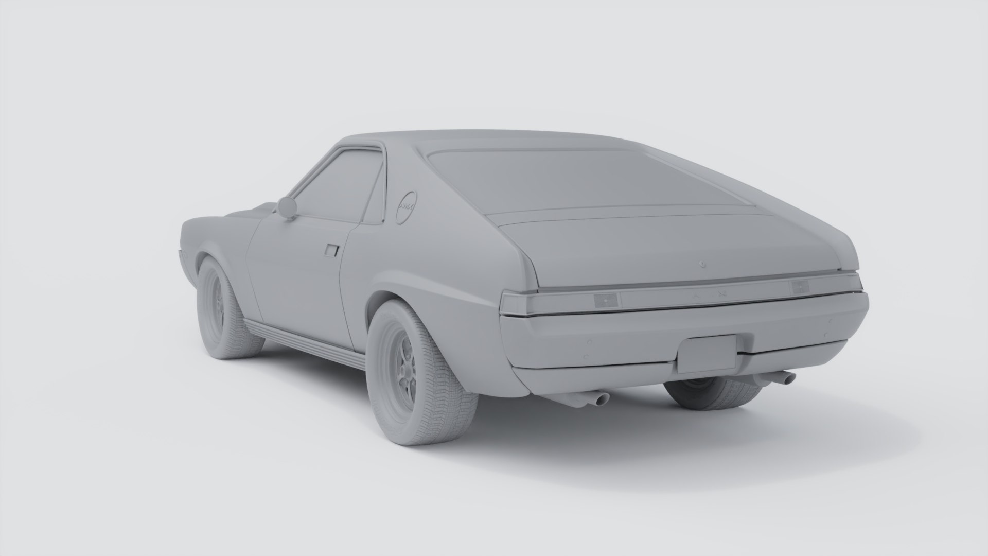3D 1968 AMC AMX Model - TurboSquid 2108578