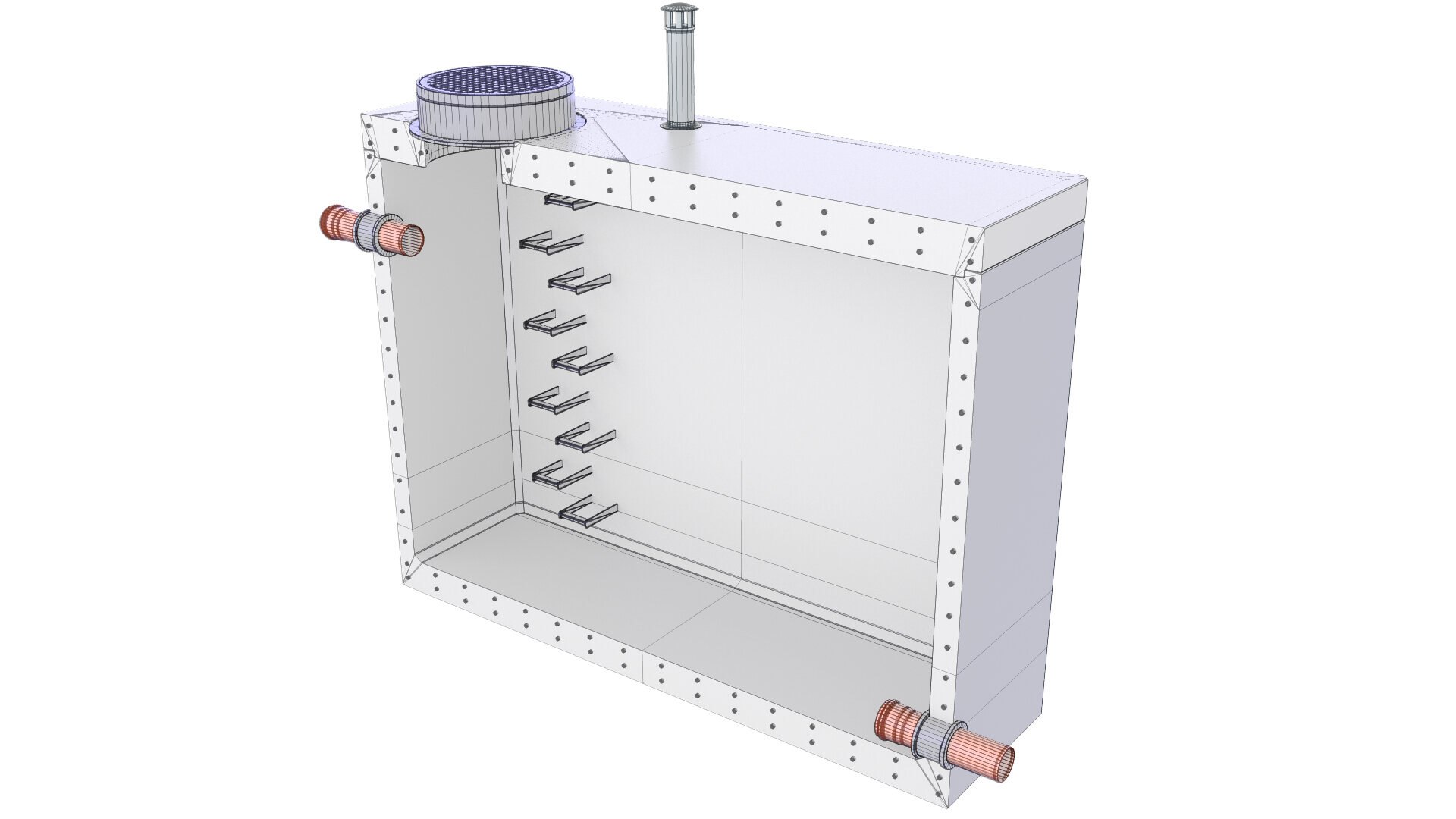 Concrete Sewage Well Cross-Section V2 3D Model - TurboSquid 2412711