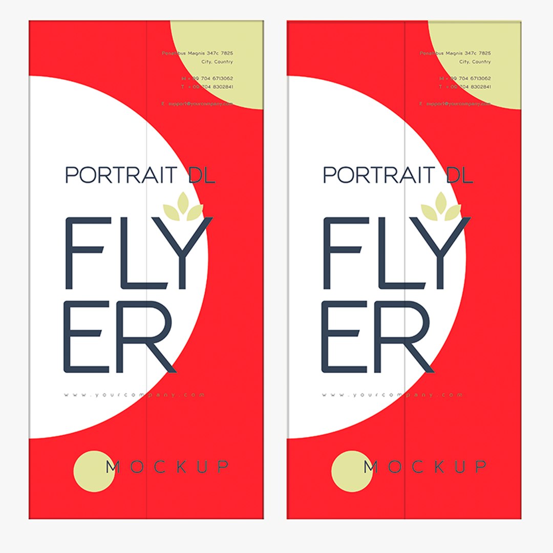 Flyer Design 3D - TurboSquid 1506598