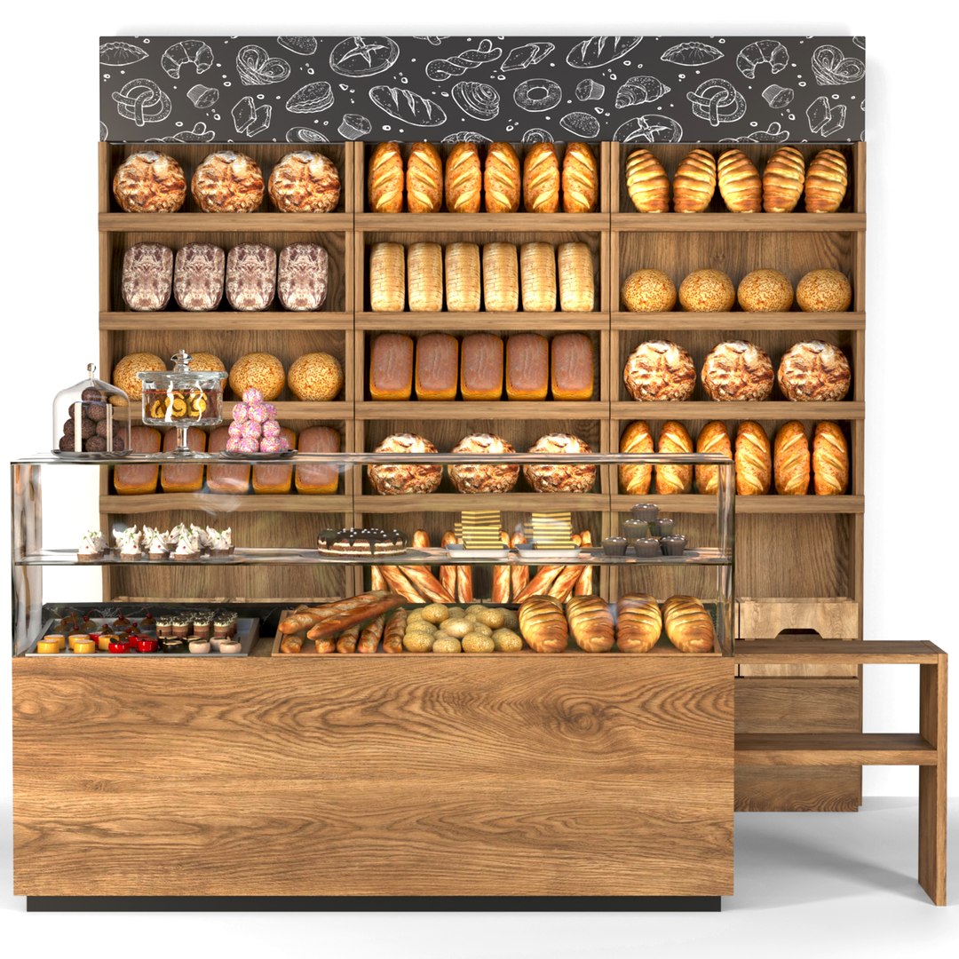 3D Model Food Bread - TurboSquid 1699895