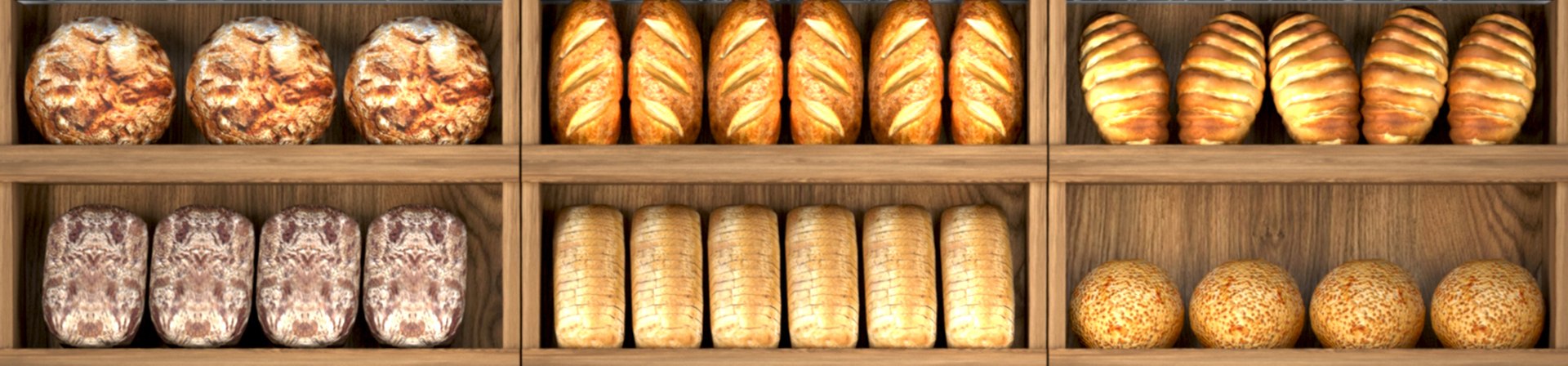 3D model food bread - TurboSquid 1699895