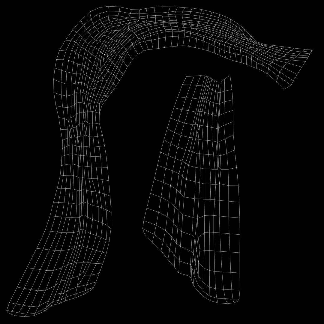 3D Loose Wrapped Around Neck Scarf - TurboSquid 1971930