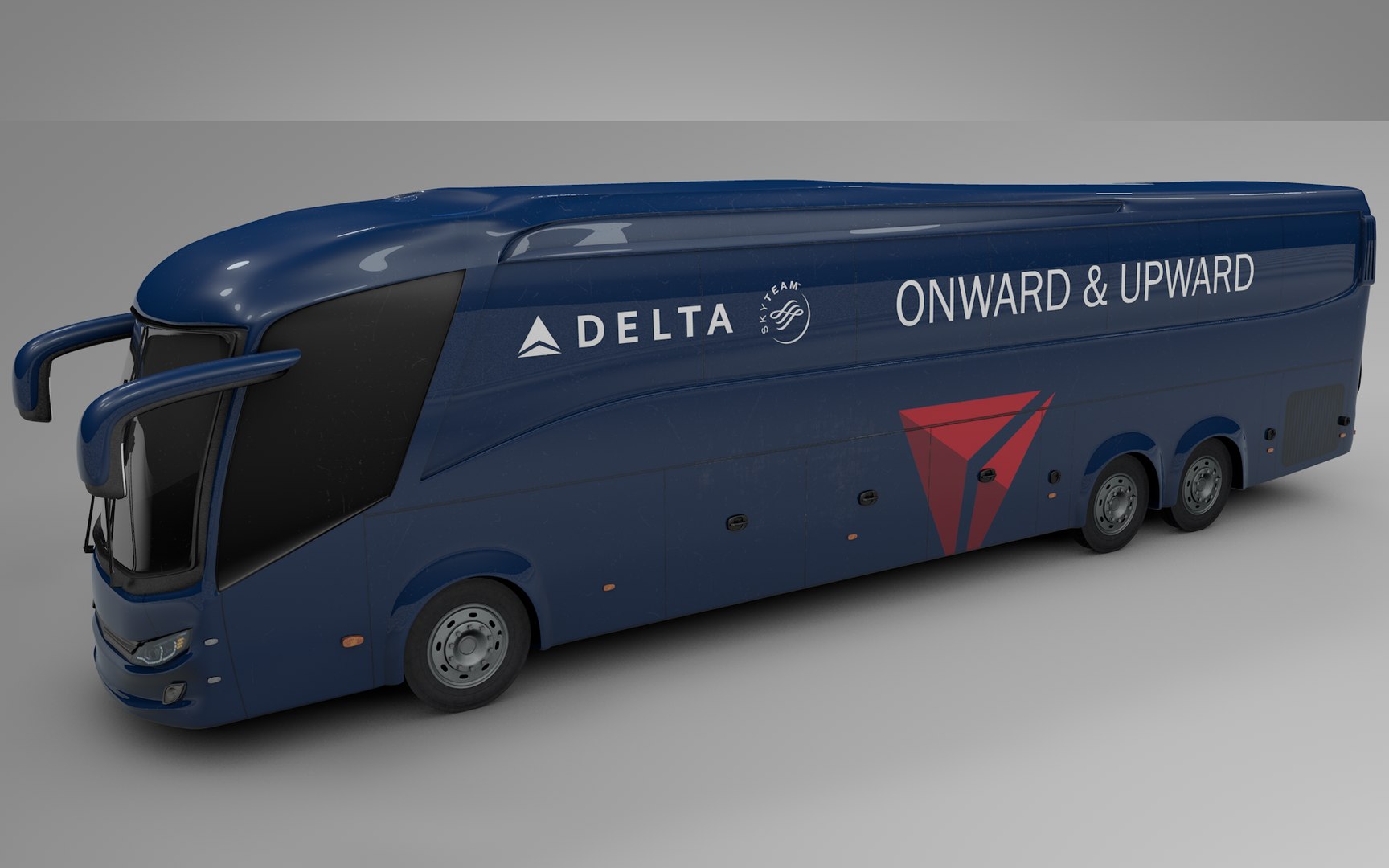 Shuttle Bus Delta 3D - TurboSquid 1683877