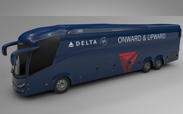 Shuttle bus delta 3D - TurboSquid 1683877