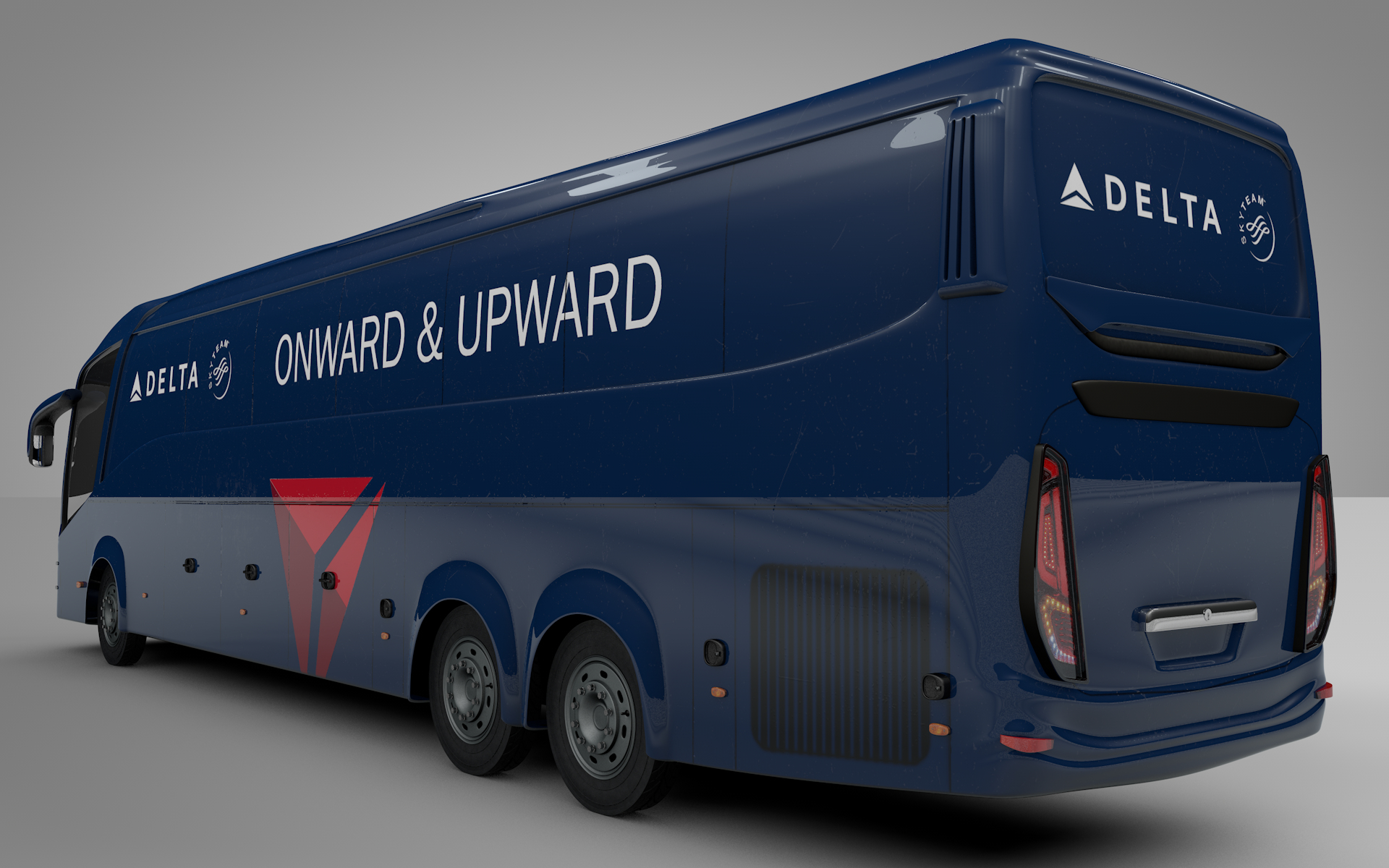 Shuttle bus delta 3D - TurboSquid 1683877