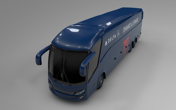 Shuttle bus delta 3D - TurboSquid 1683877