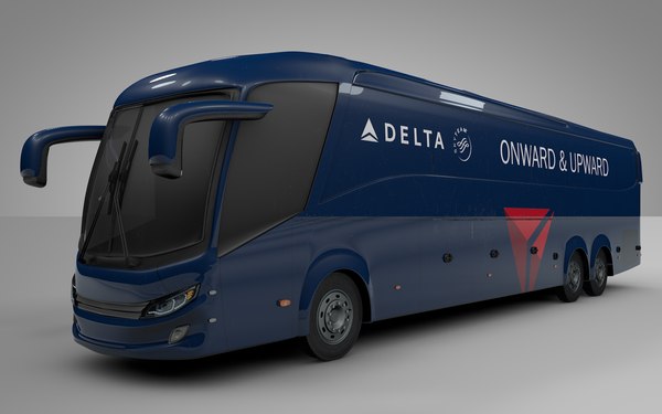Shuttle bus delta 3D - TurboSquid 1683877