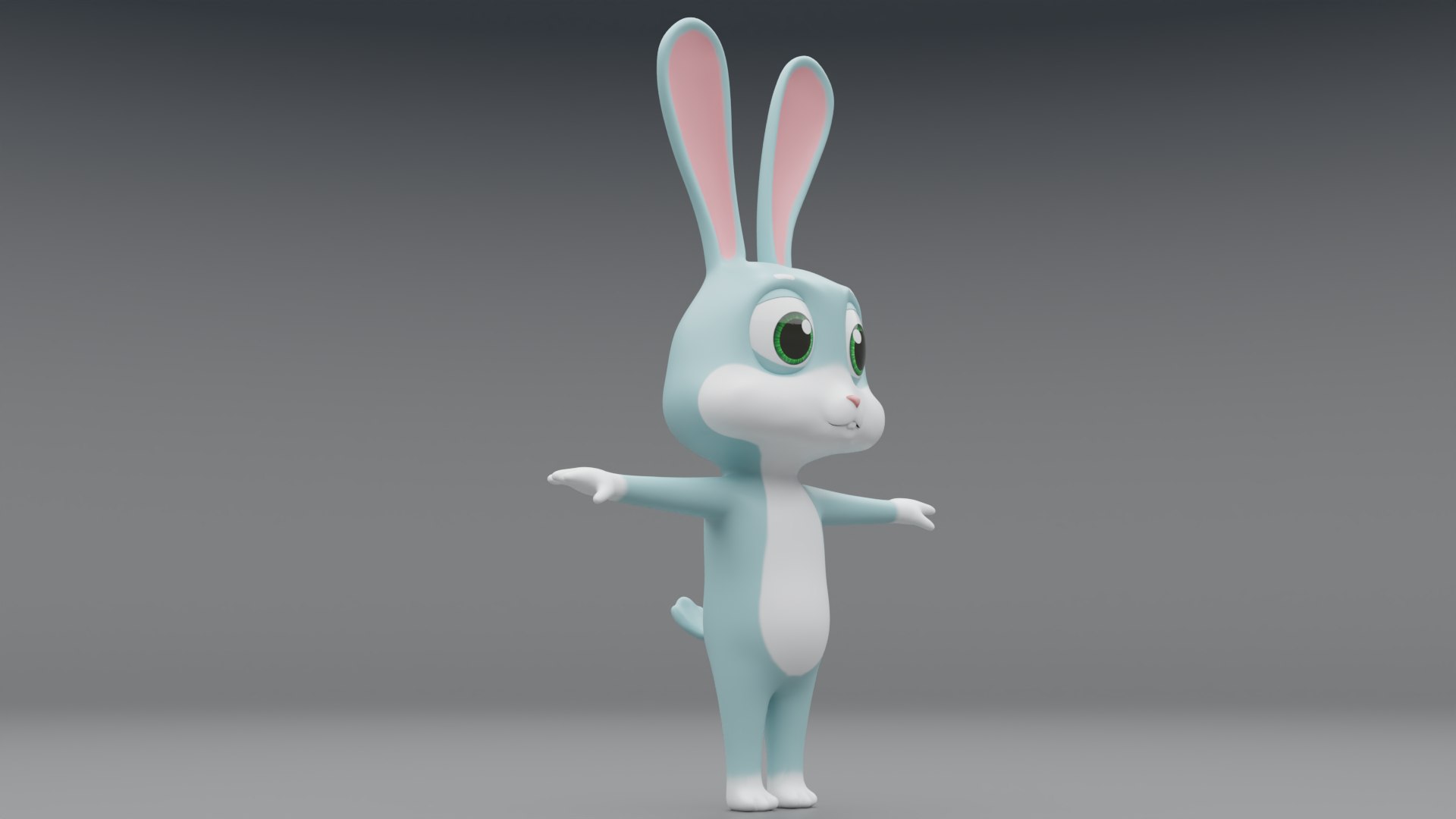 3D Bunny Cartoon 3D Model - TurboSquid 2190556