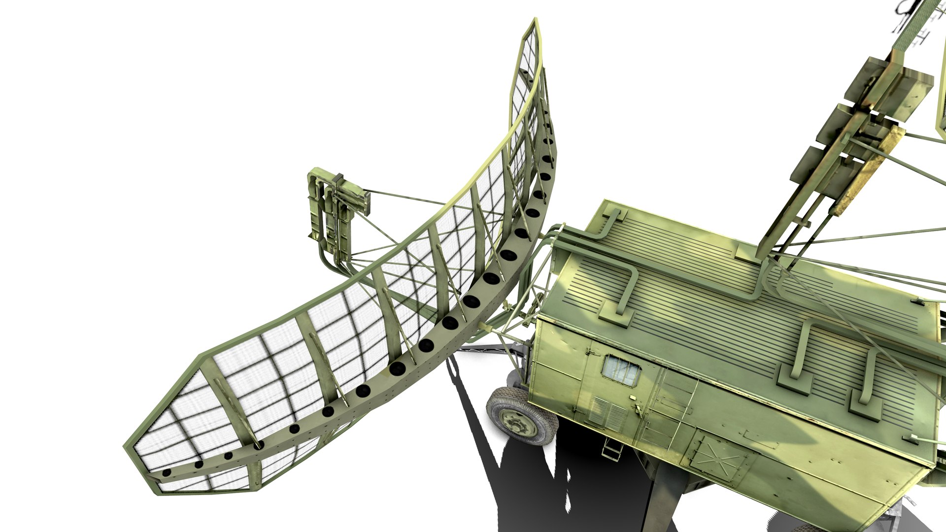 3D P35 BAR LOCK RADAR Model - TurboSquid 2000501