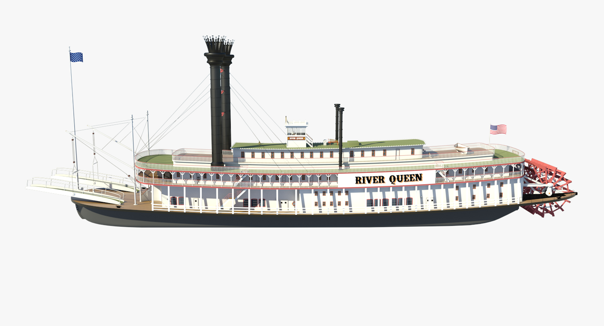 3D Stern Boat Model - TurboSquid 1158235