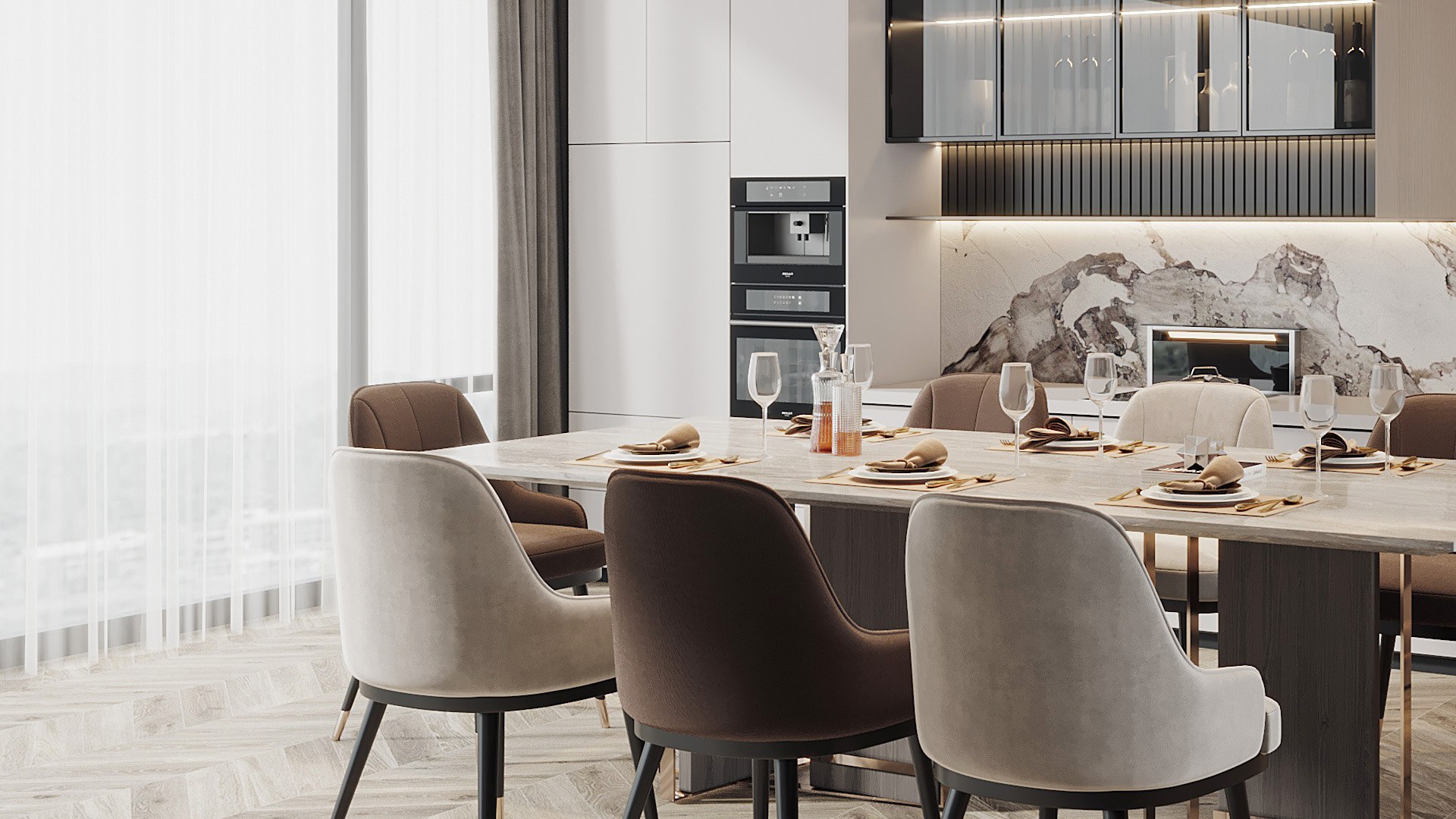 Modern Restaurant Model - TurboSquid 2111407