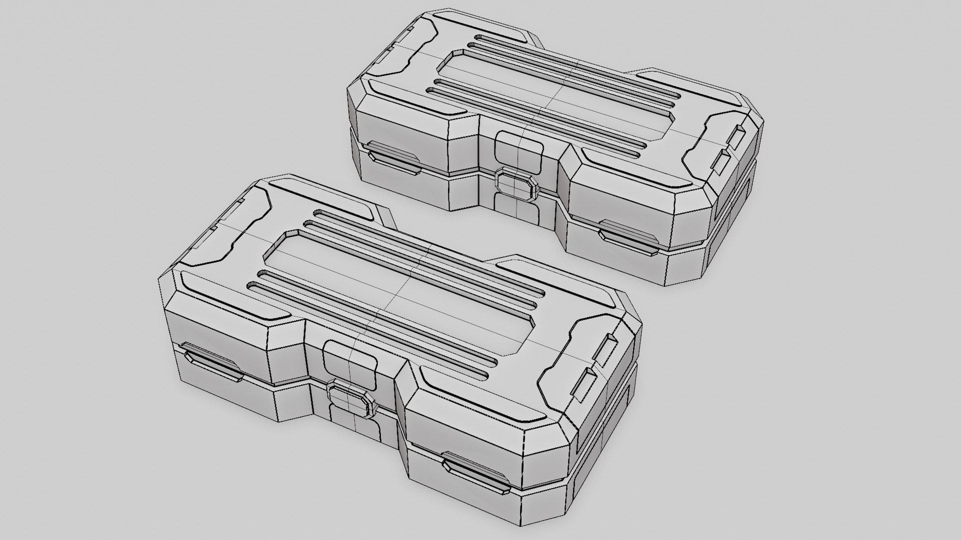 Sci-fi Crate 3D Model - TurboSquid 2066622
