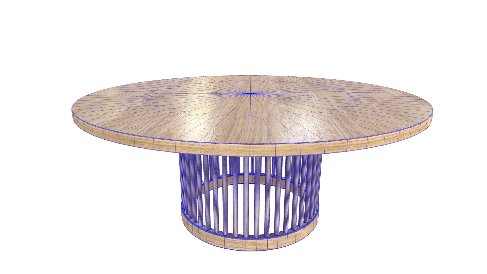 3D Round Table Round Table V3 3D Model VR AR PBR - TurboSquid 1989098