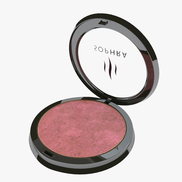 Blush compact 3D - TurboSquid 1357465