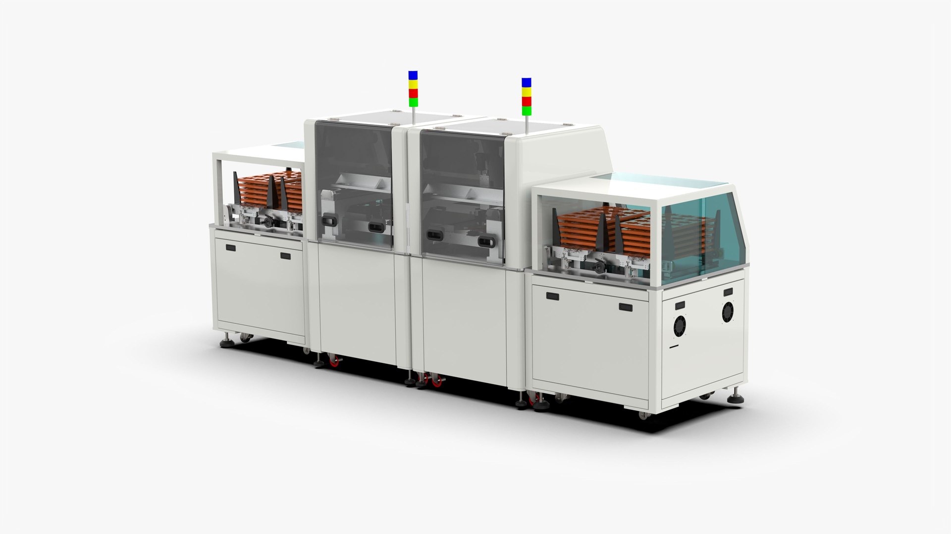 Automatic FPC Double Sided Visual Inspection Machine 3D Model ...