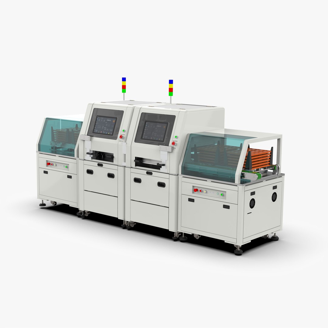 Automatic FPC Double Sided Visual Inspection Machine 3D model ...