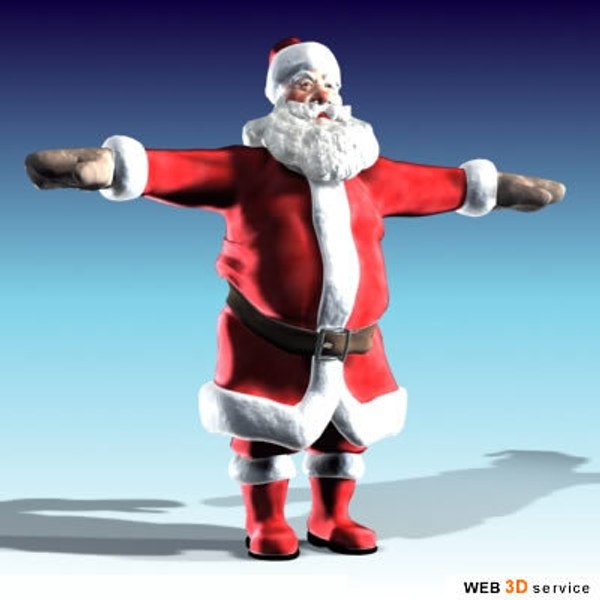 new santa claus 3d max