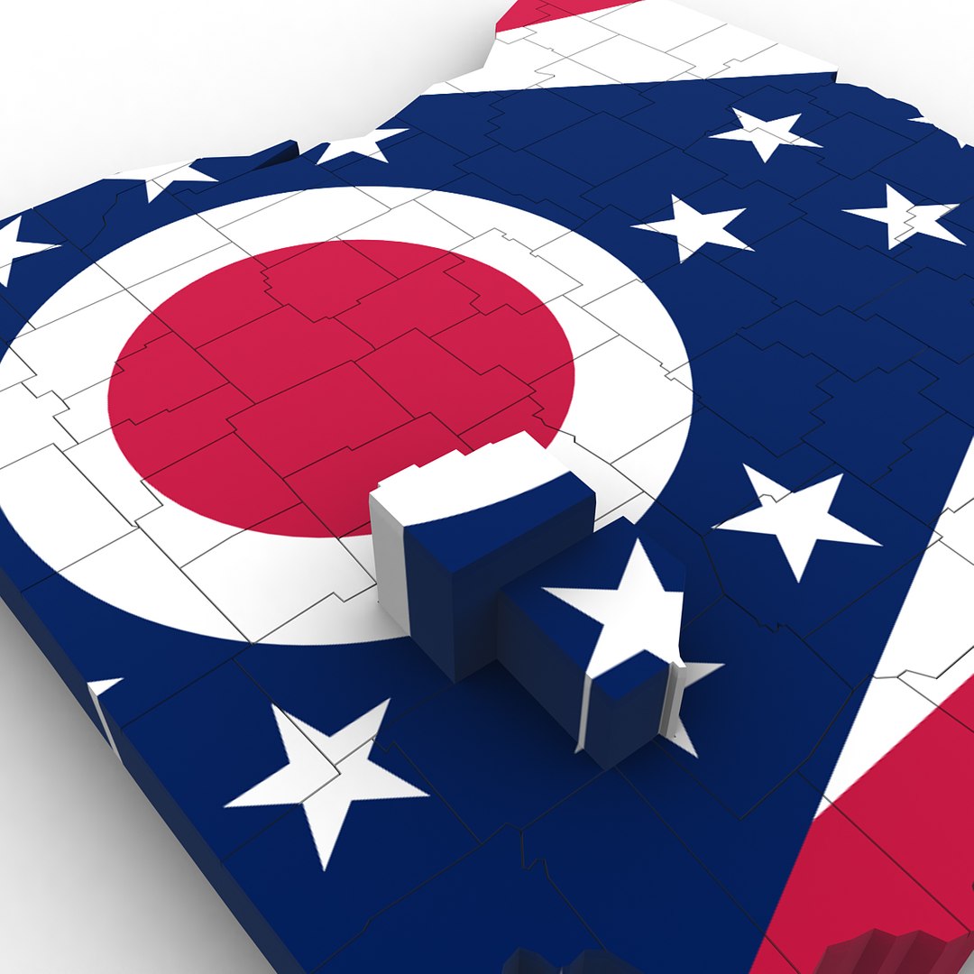 Political Ohio 3D Model - TurboSquid 1302753