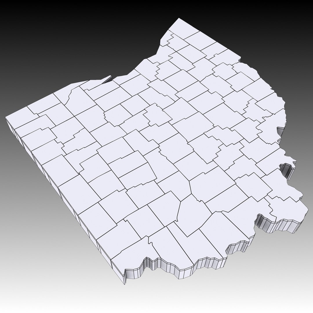 Political Ohio 3D Model - TurboSquid 1302753