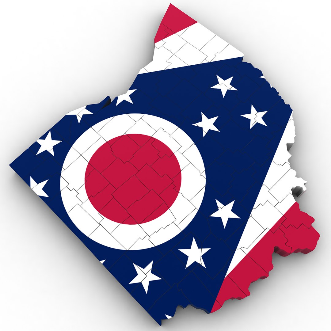 Political Ohio 3D Model - TurboSquid 1302753