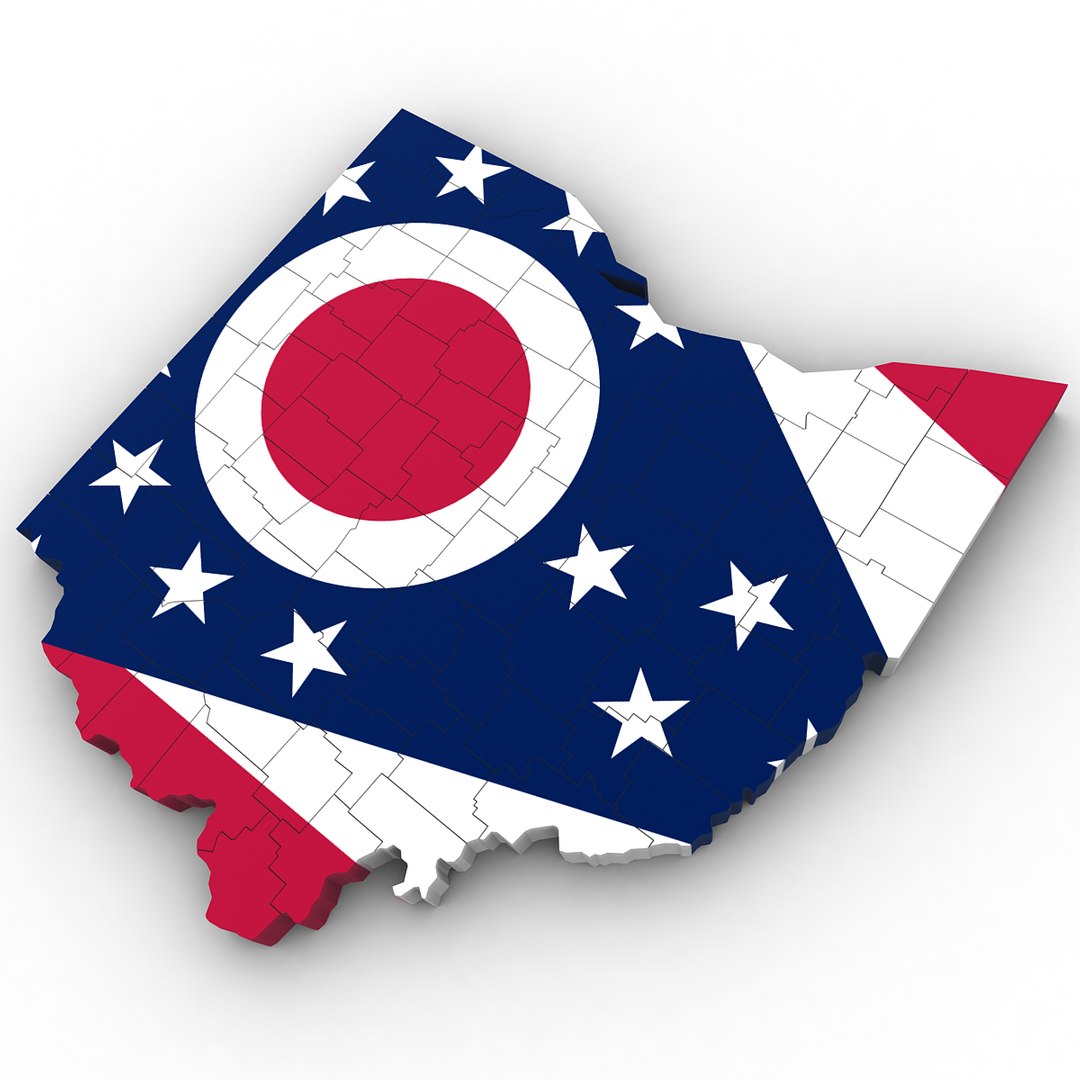 Political Ohio 3D Model - TurboSquid 1302753