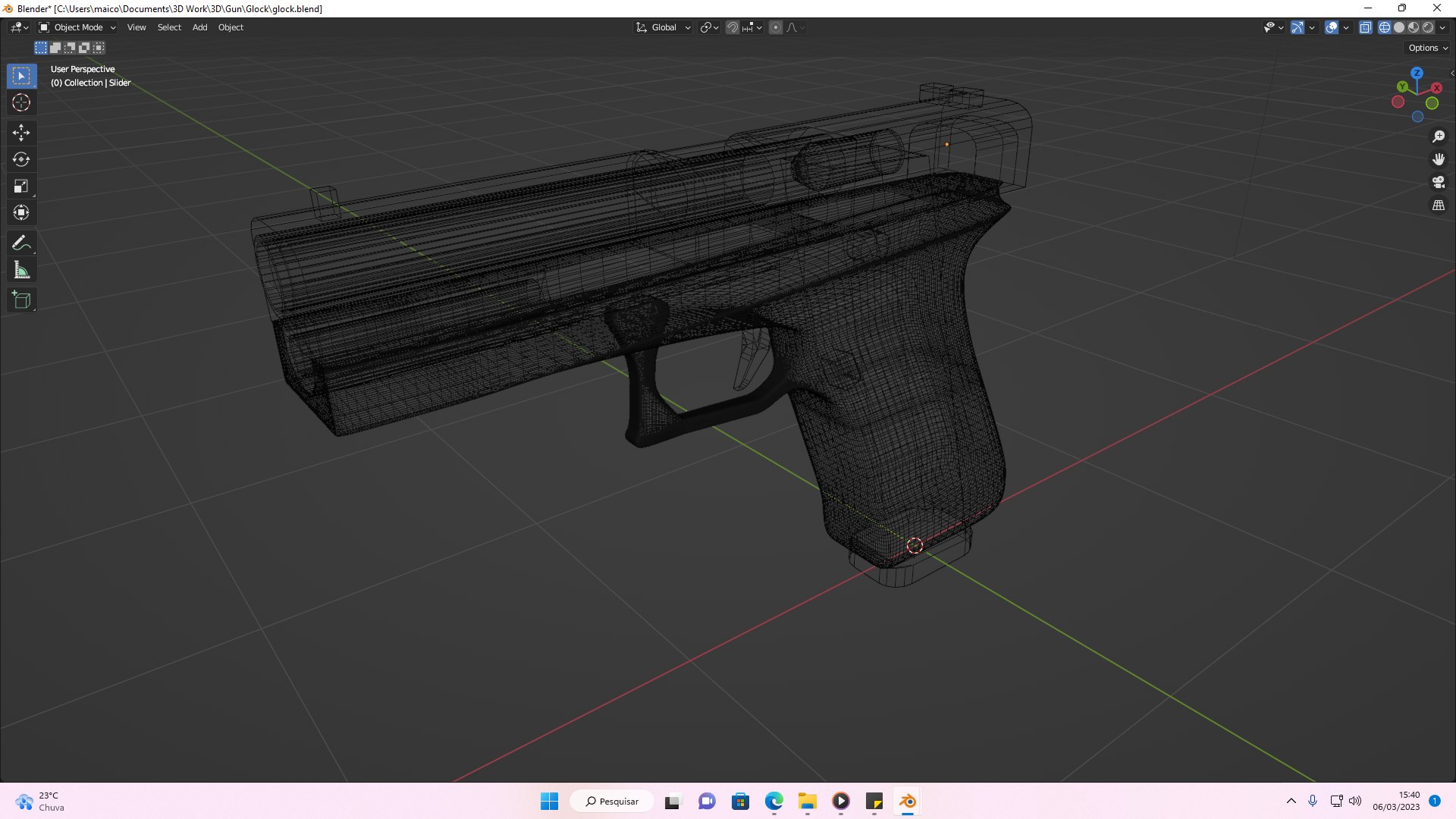 3D model Glock 18 3D Lowpoly Model Gun - TurboSquid 2037305