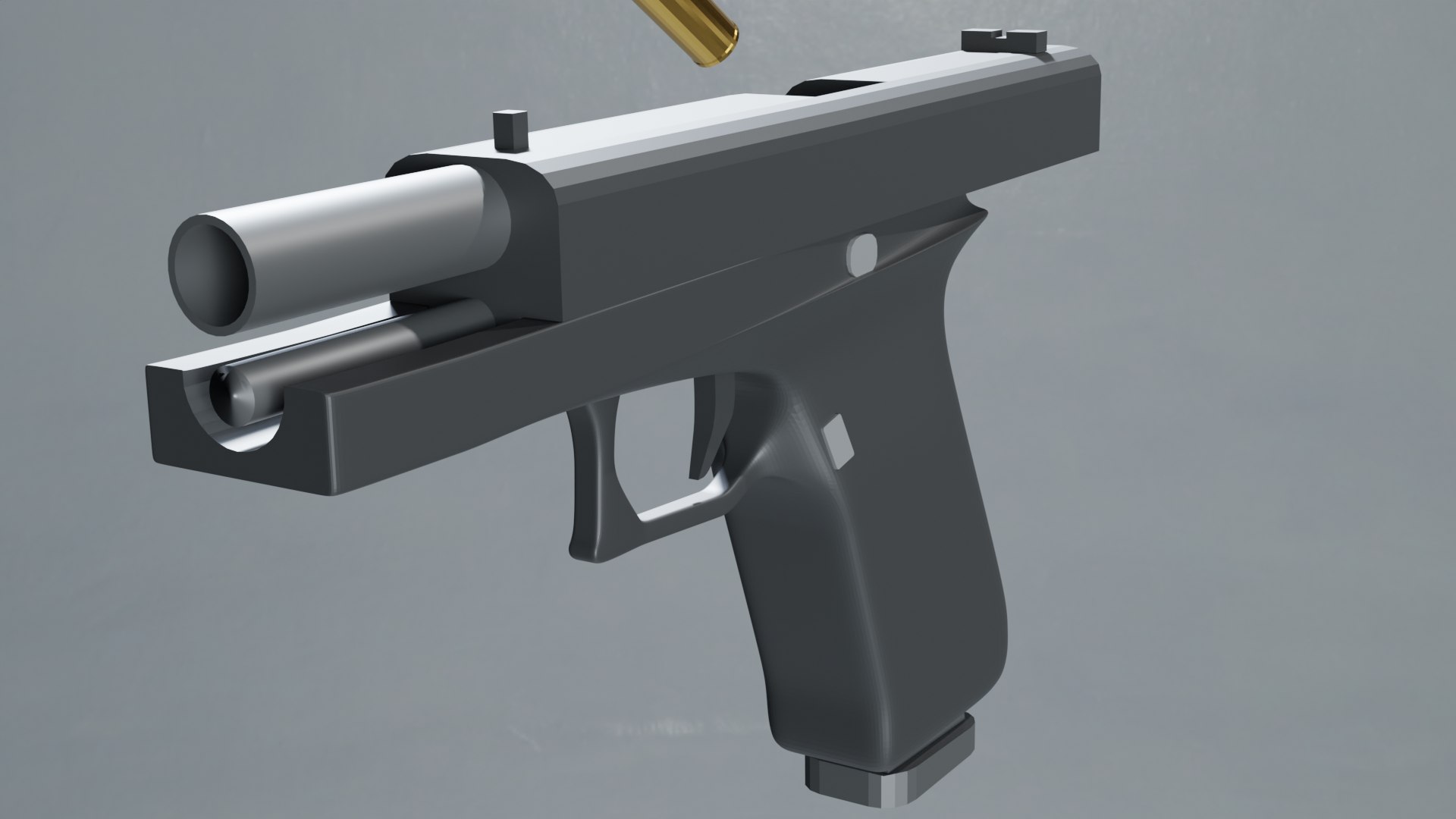 3D model Glock 18 3D Lowpoly Model Gun - TurboSquid 2037305