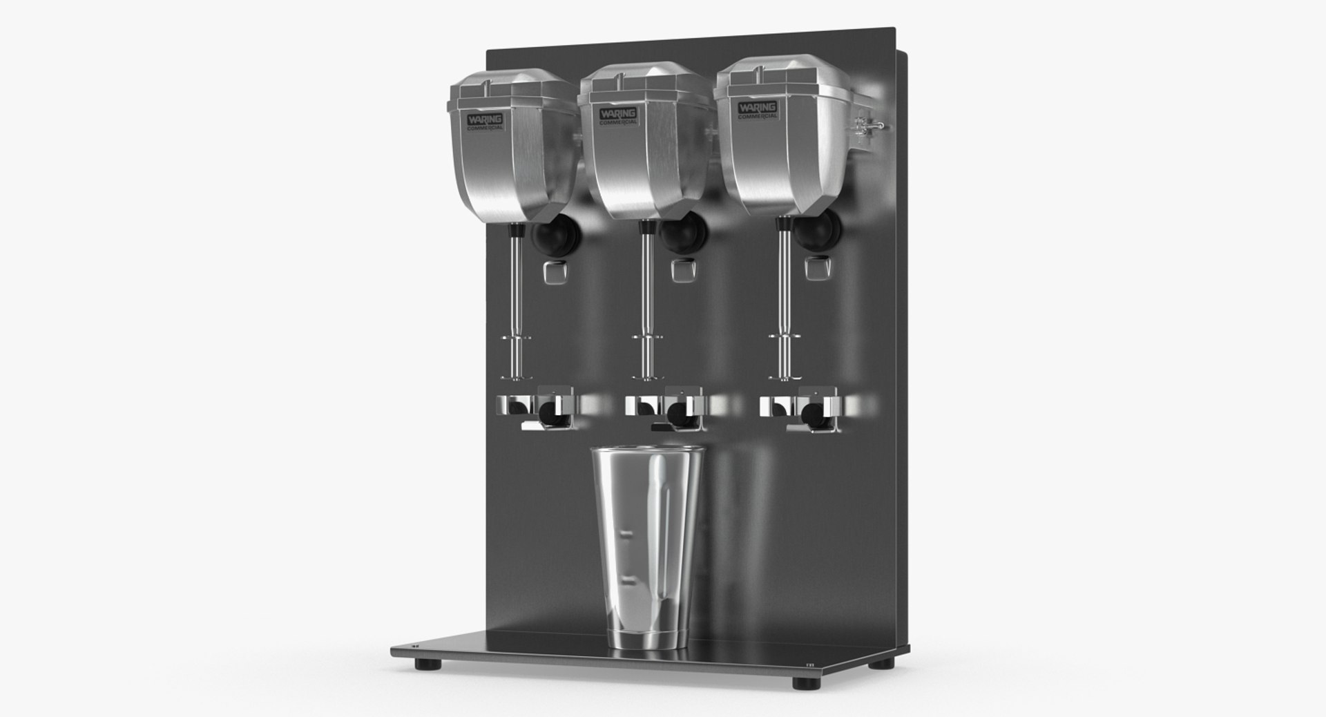 3D triple head milk shake model - TurboSquid 1279816