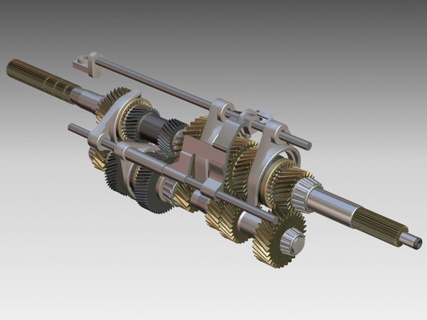 3d model transmission manual t56 w