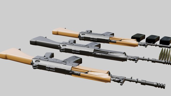 3D model insas assault rifle - TurboSquid 1453318