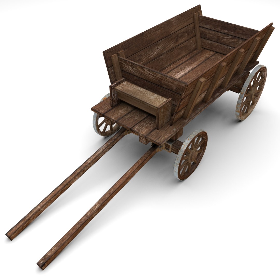 3d Model Cart Modeled