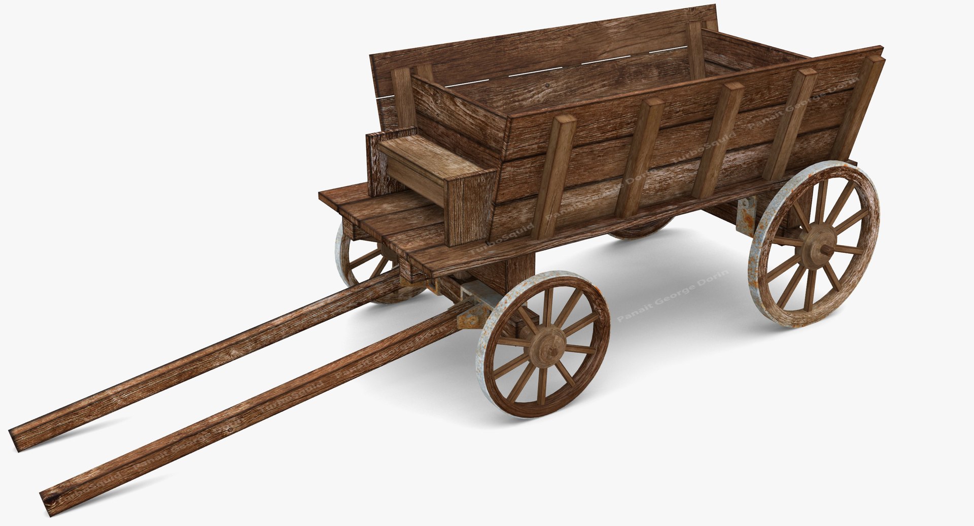 3d Model Cart Modeled